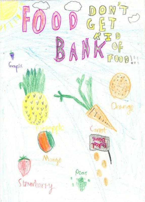 Allenbourn Middle School - Food Bank Donations